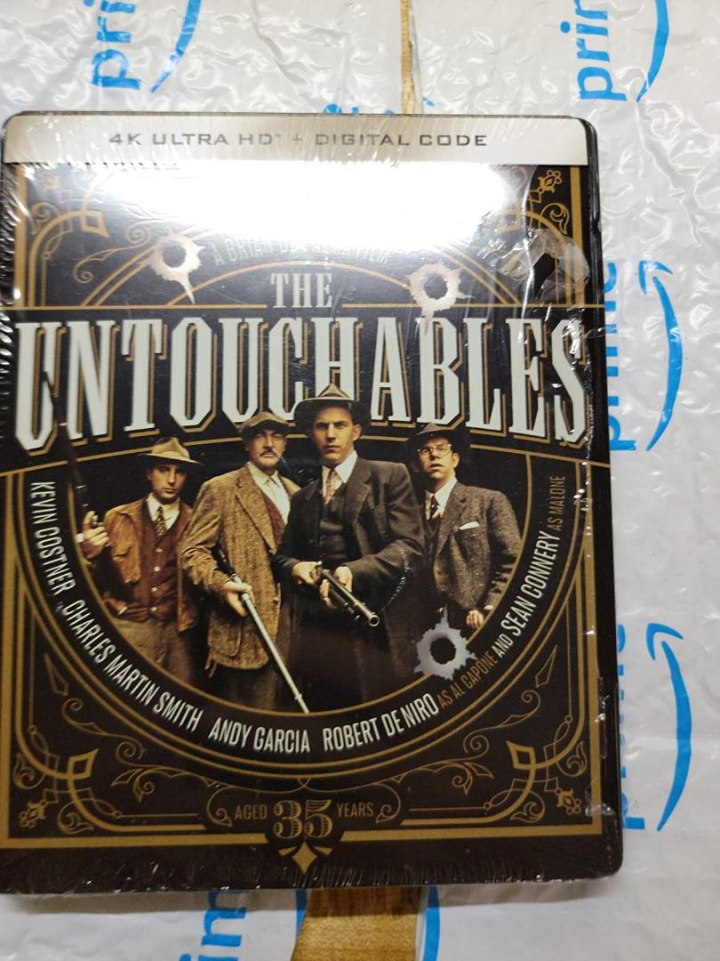 The Untouchables 35th Anniversary Limited-Edition Steebook [4K UHD], Hobbies & Toys, Music ...