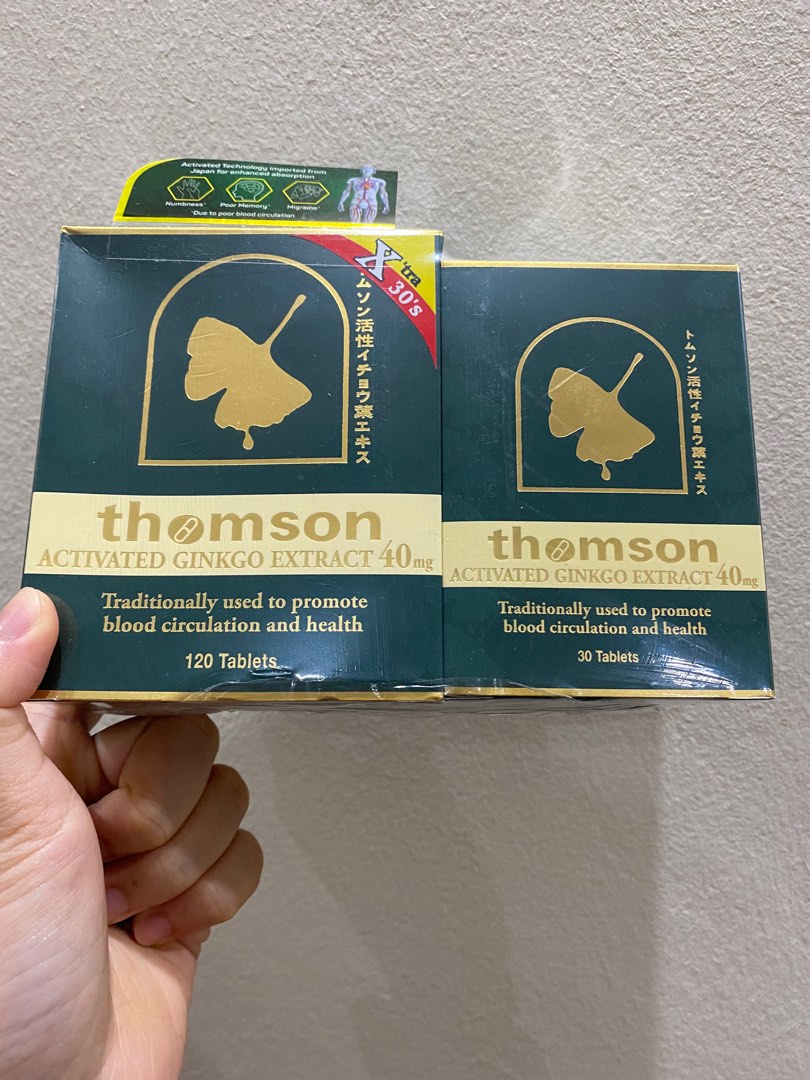 Thomson Activated Ginko Extract, Health & Nutrition, Health Supplements ...