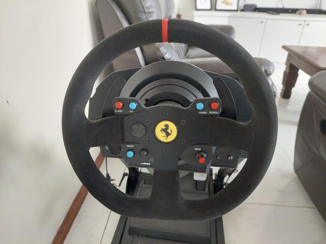 Thrustmaster T300 Ferrari Alcantara with S5 stand and PlayStation Seat ...