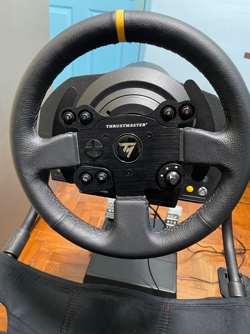 Thrustmaster TX Racing Wheel Leather Edition, Video Gaming, Video Game ...