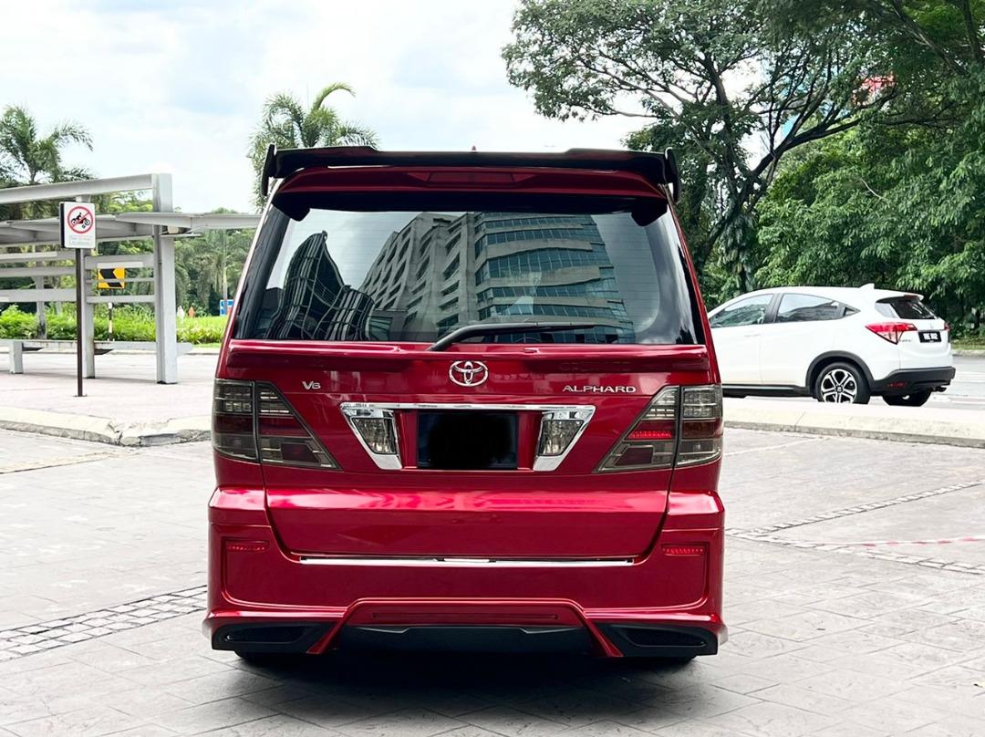 toyota alphar at modelista facelift body kit sport rim golden eye, Cars ...