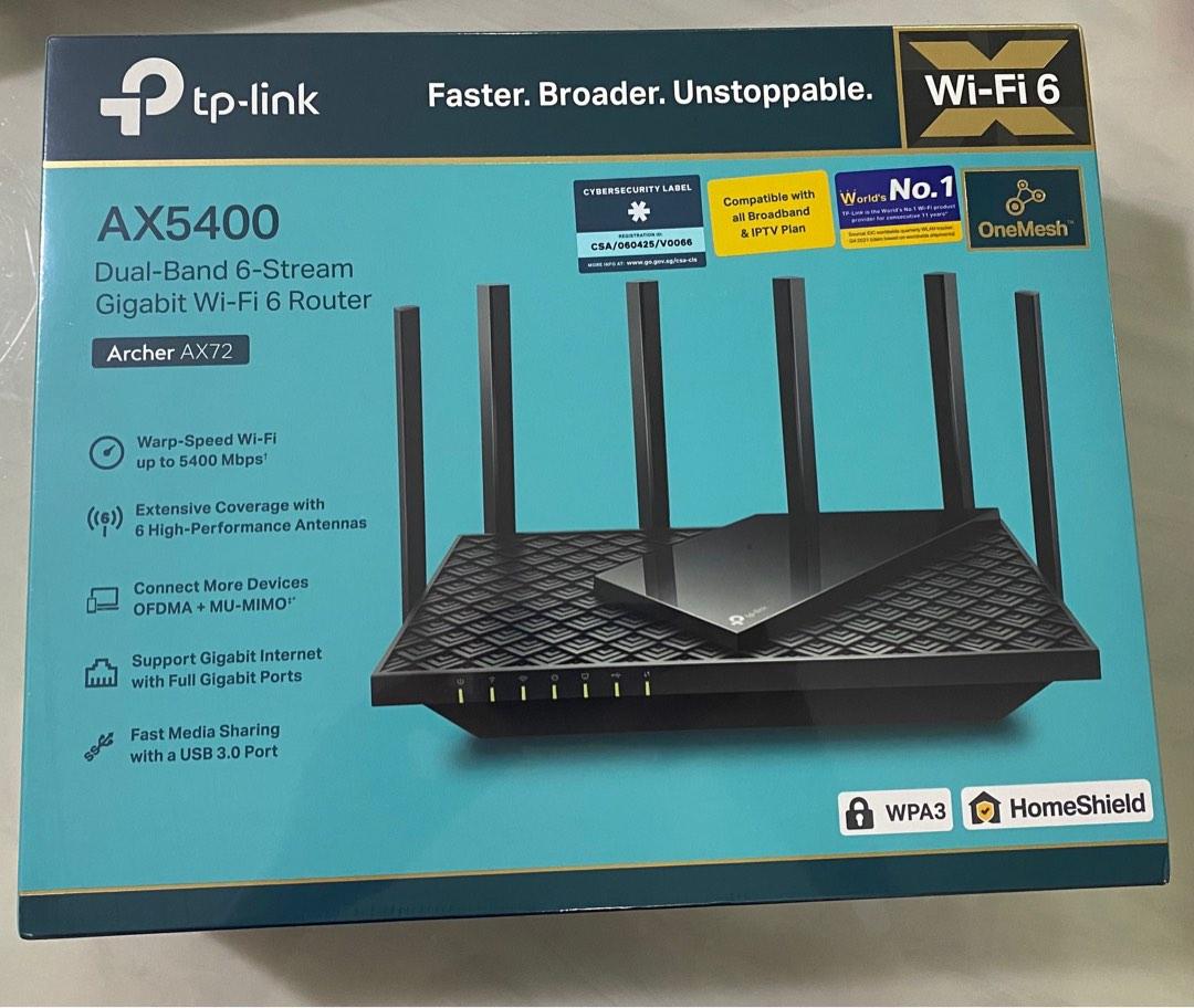 TP-LINK AX5400 Router, Computers & Tech, Parts & Accessories ...