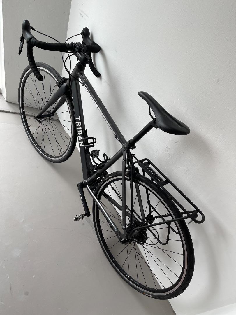 Triban RC 120 (Small) - Road Bike - Decathlon with Pannier Rack and Bags - lots of freebies ...