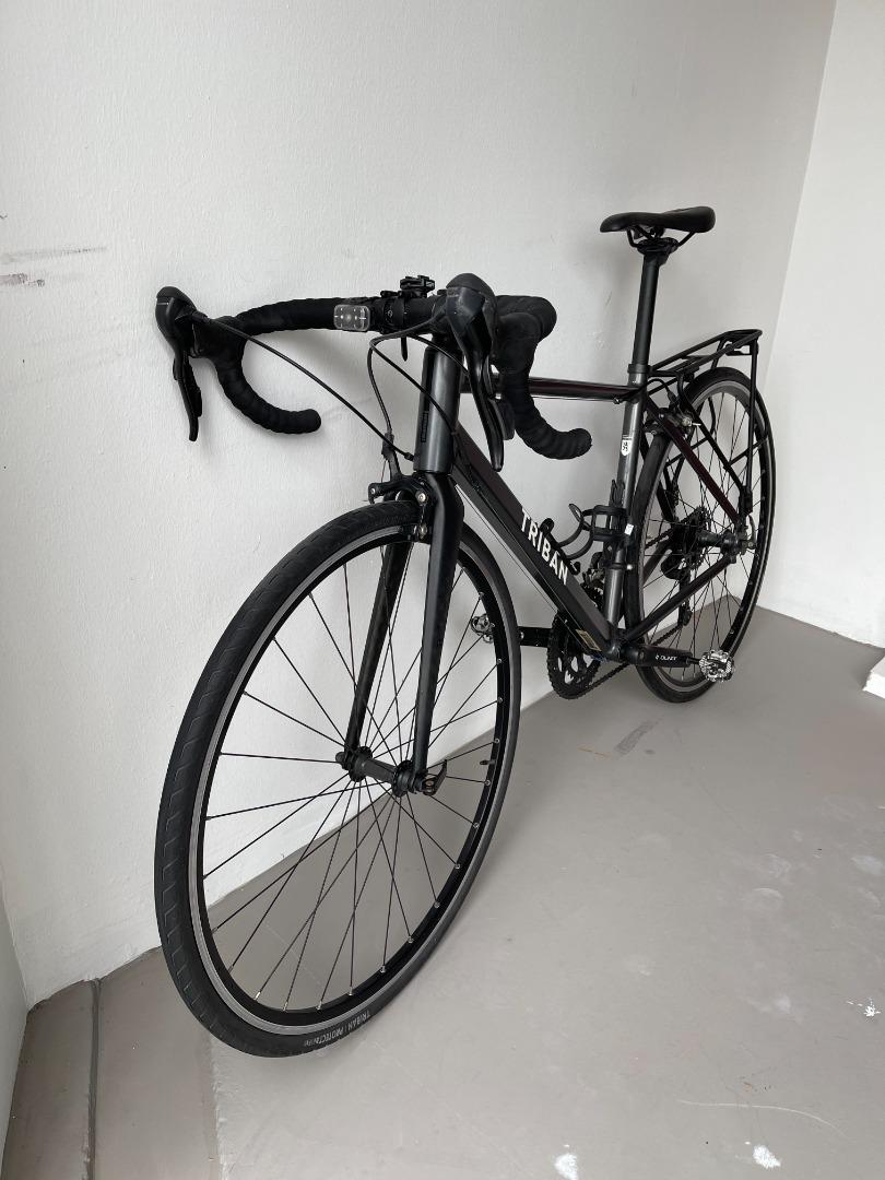 Triban RC 120 (Small) - Road Bike - Decathlon with Pannier Rack and Bags - lots of freebies ...