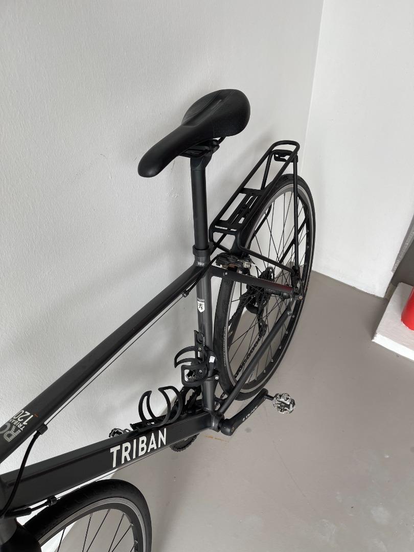 Triban RC 120 (Small) - Road Bike - Decathlon with Pannier Rack and Bags - lots of freebies ...