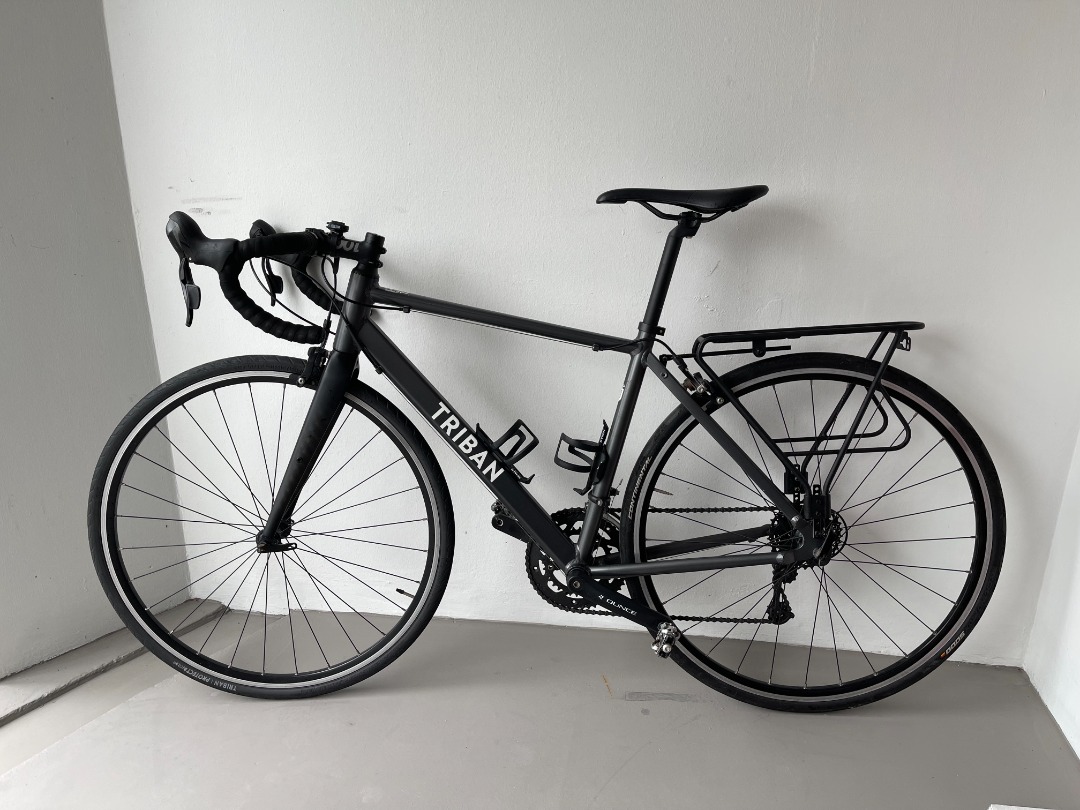 Triban RC 120 (Small) - Road Bike - Decathlon with Pannier Rack and Bags - lots of freebies ...