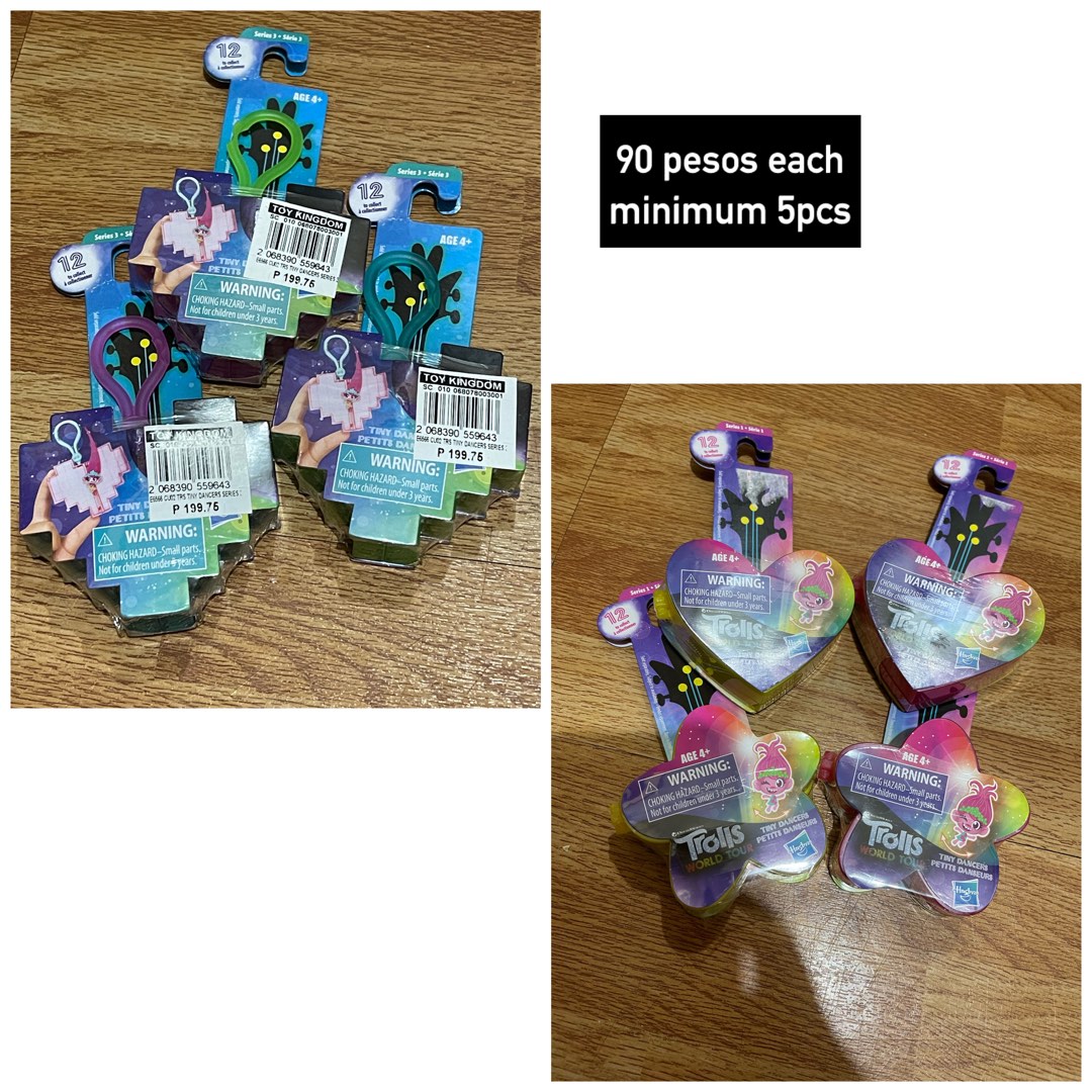 Trolls Tiny Dancers 90 pesos each minimum 5pcs, Hobbies & Toys, Toys ...