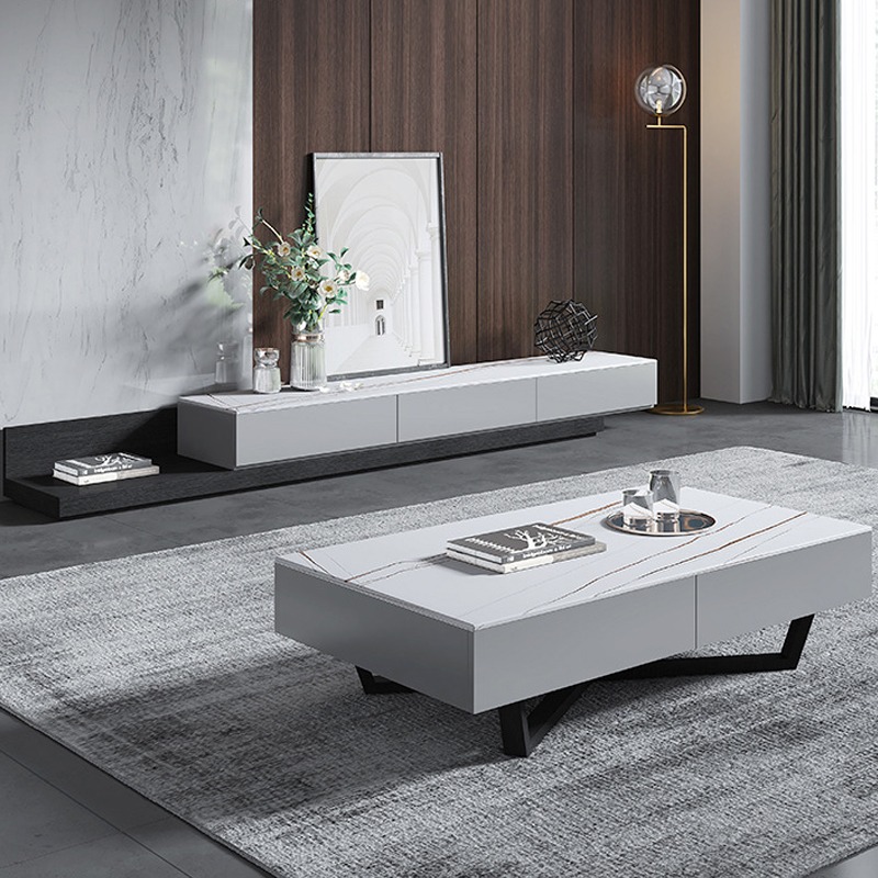 TV Table ！Extend TV Console Display Cabinet!!Free Installation ...