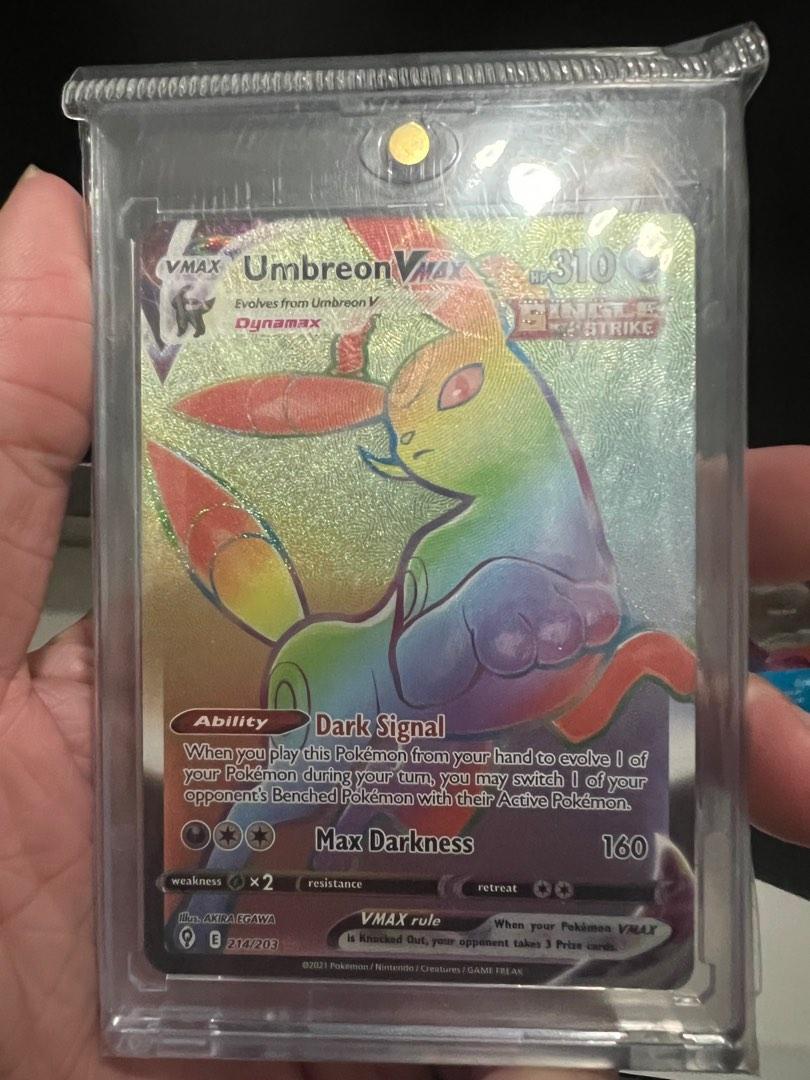 Umbreon Vmax hyper, Hobbies & Toys, Toys & Games on Carousell