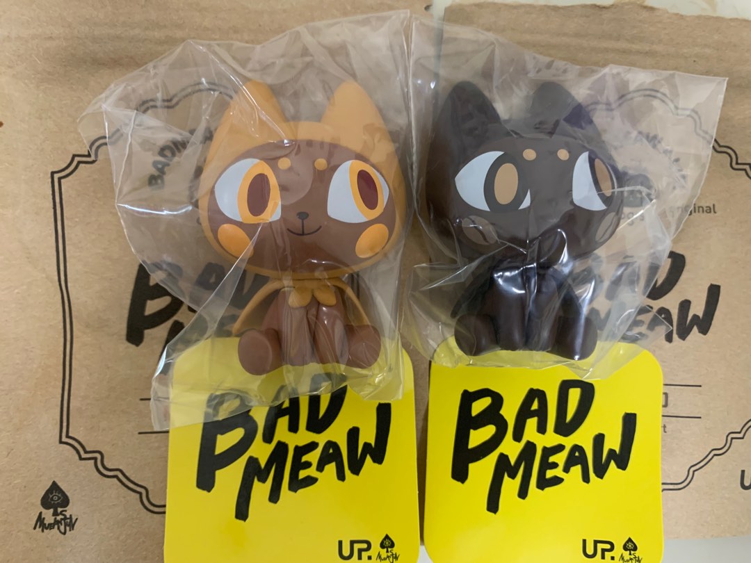 出售一對unbox x popcorn supply 咖啡pop-up限定店蝙蝠貓BADMEAW ”MACCHIATO“ Mini ...