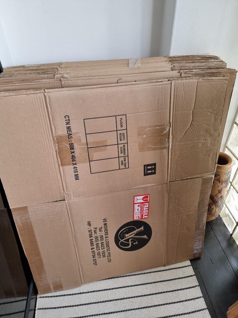 Used carton boxes/Carton Box / Packaging Box / Storage Box / Moving Box ...