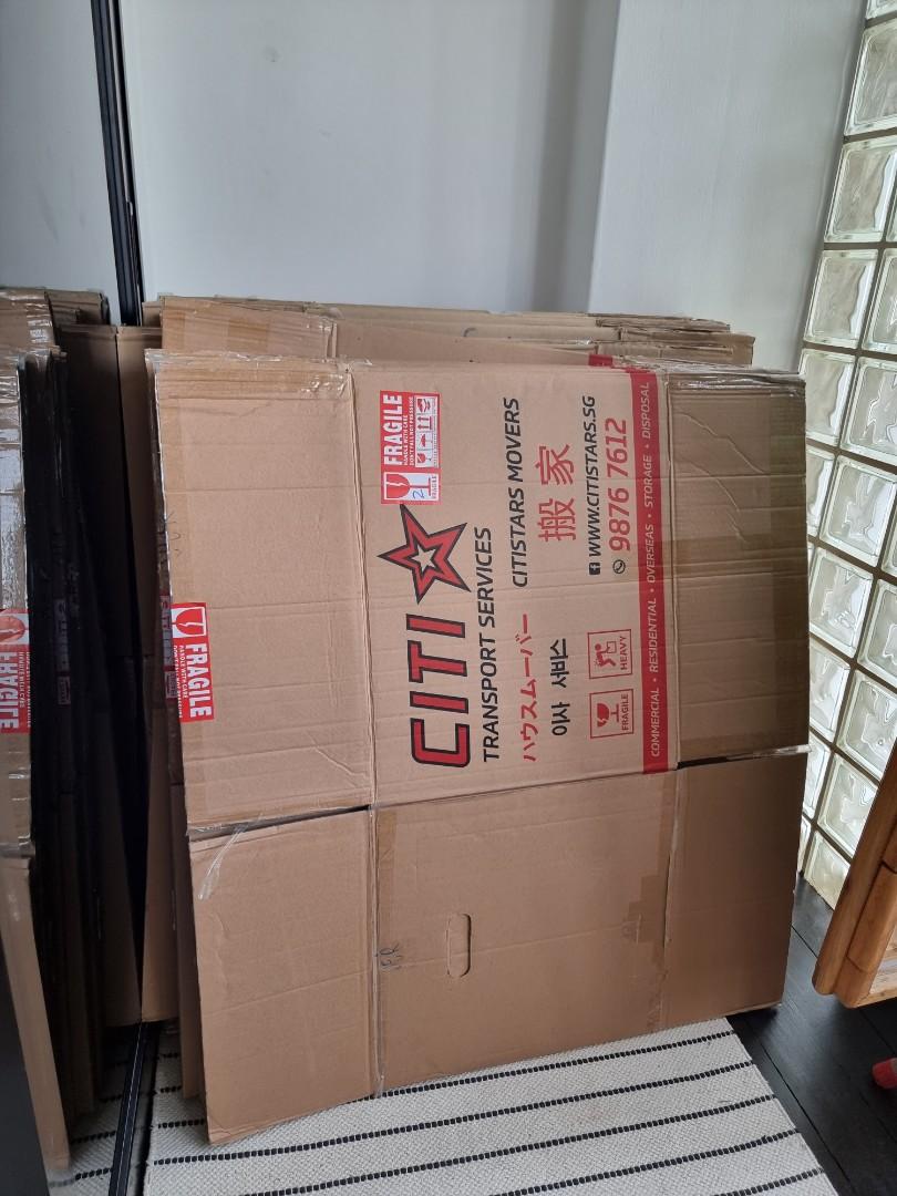 Used carton boxes/Carton Box / Packaging Box / Storage Box / Moving Box ...