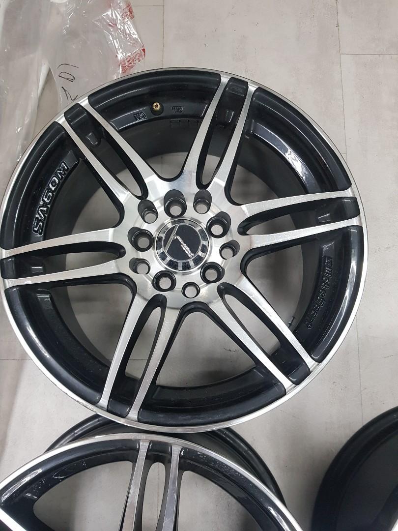 Used Dual Pcd 15" Replica Wedsport Rims Only, Car Accessories, Tyres ...