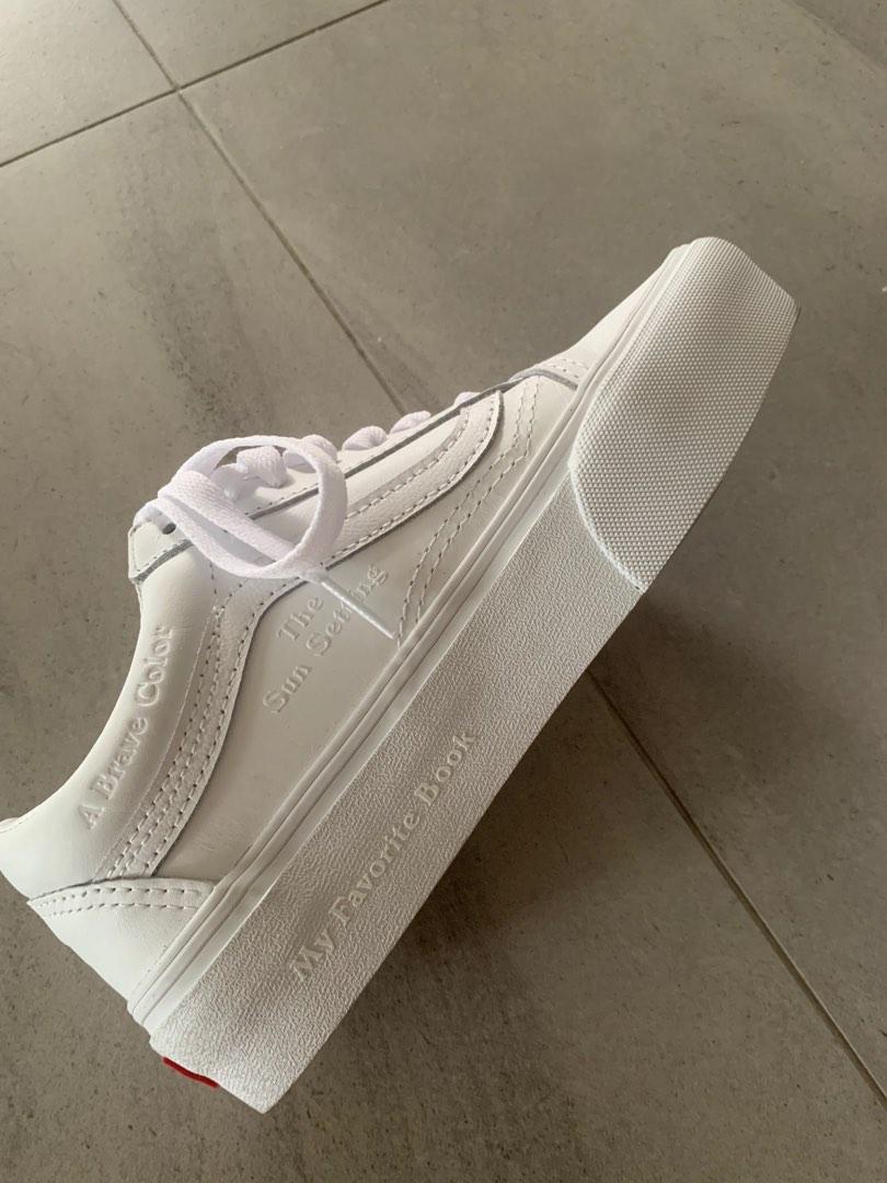 Vans- DIY Checkerboard Old Skool Platform, Women's Fashion, Footwear ...