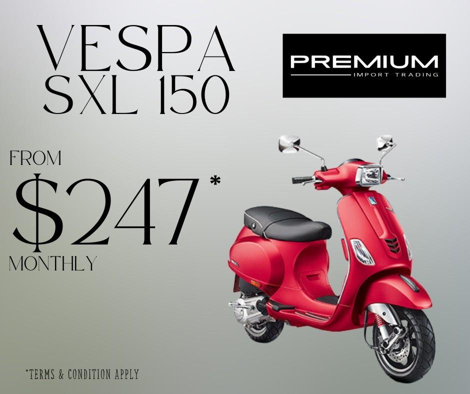 Vespa SXL 150, Motorcycles, Motorcycles for Sale, Class 2B on Carousell