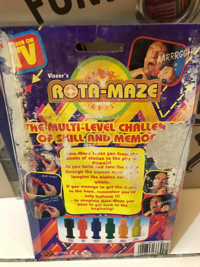 Vintage 1996 Visser’s Rota-Maze, Hobbies & Toys, Toys & Games on Carousell