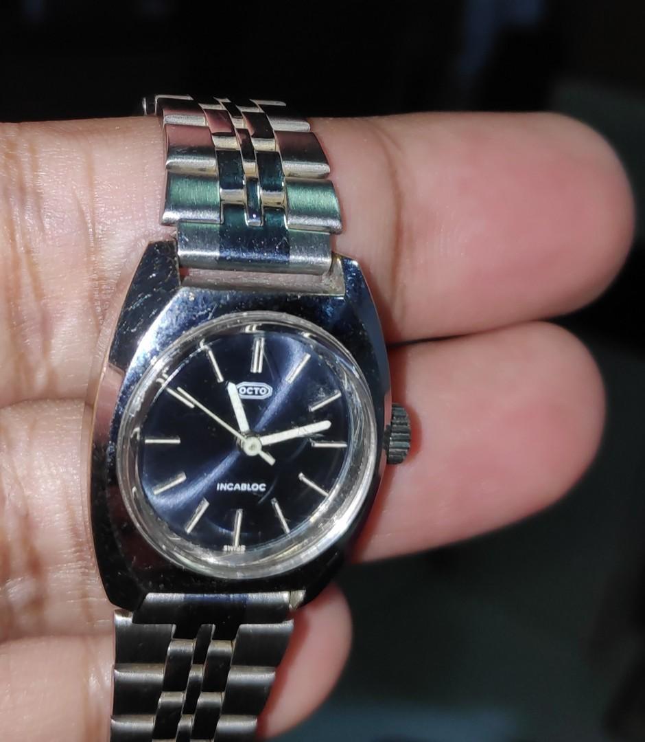 vintage octo swiss watch, Hobbies & Toys, Collectibles & Memorabilia ...