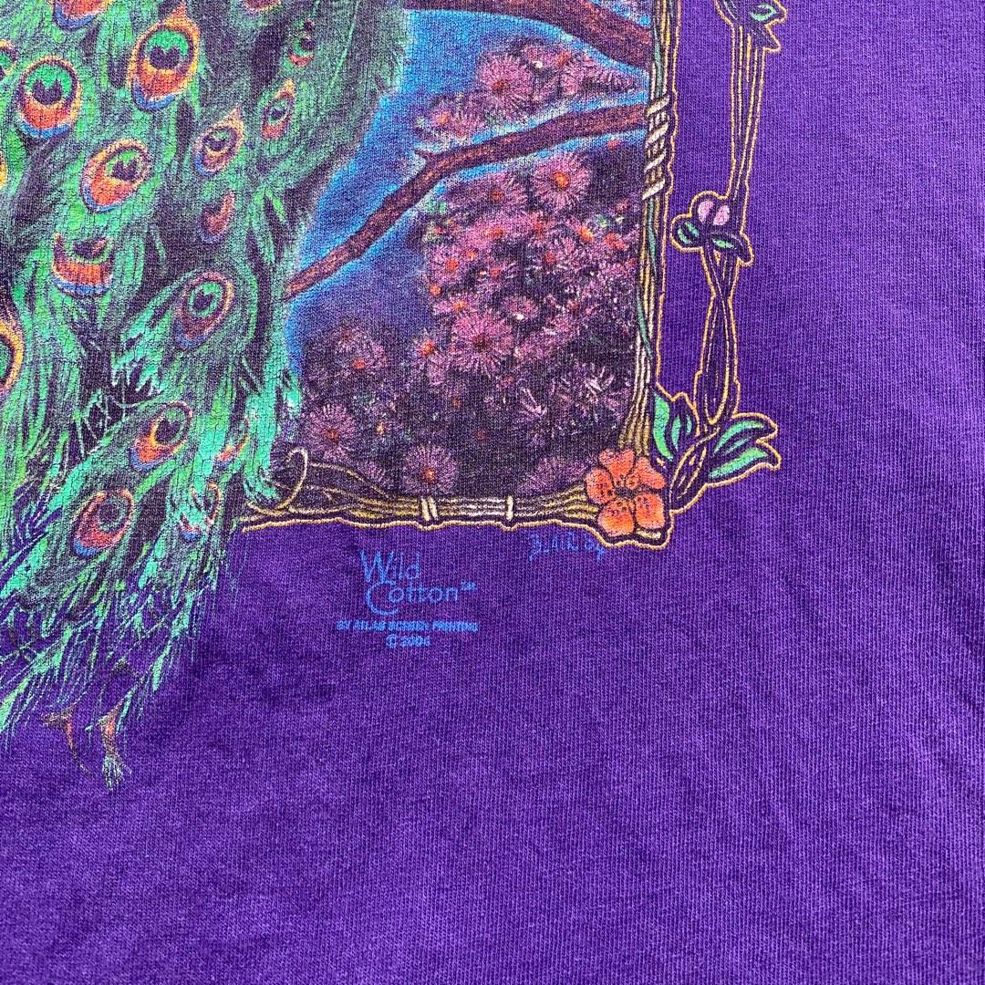 vintage Peacock tee shirt, Men's Fashion, Tops & Sets, Tshirts & Polo ...