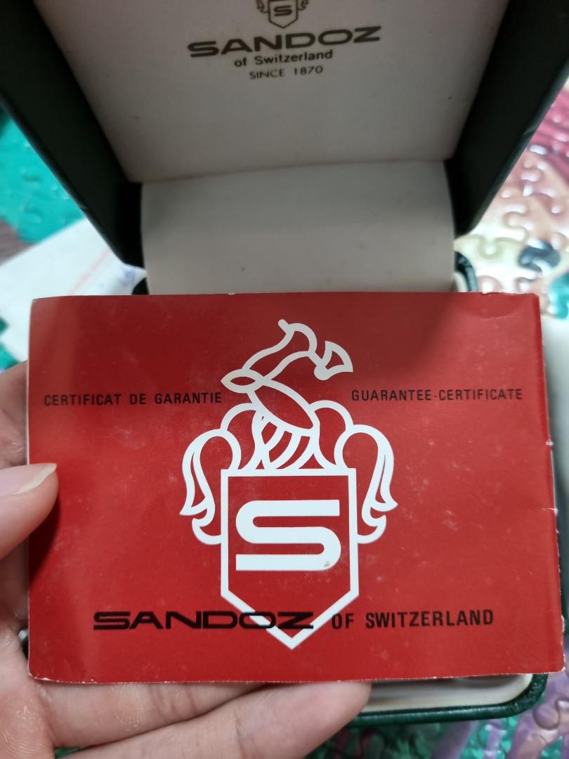 Vintage Sandoz Automatic Watch, Luxury, Watches on Carousell