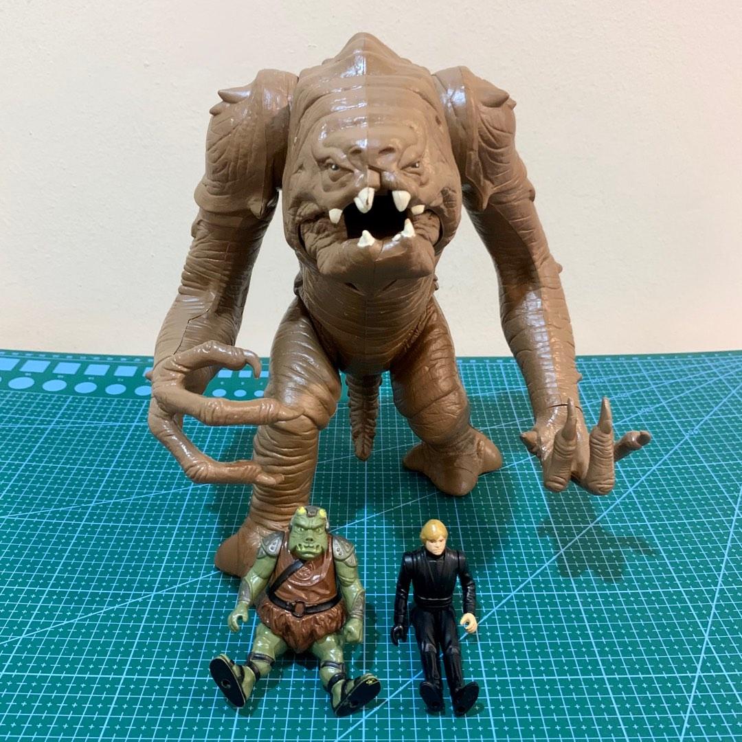 Vintage Star Wars ROTJ Rancor with Gamorrean Guard and Luke Jedi ...