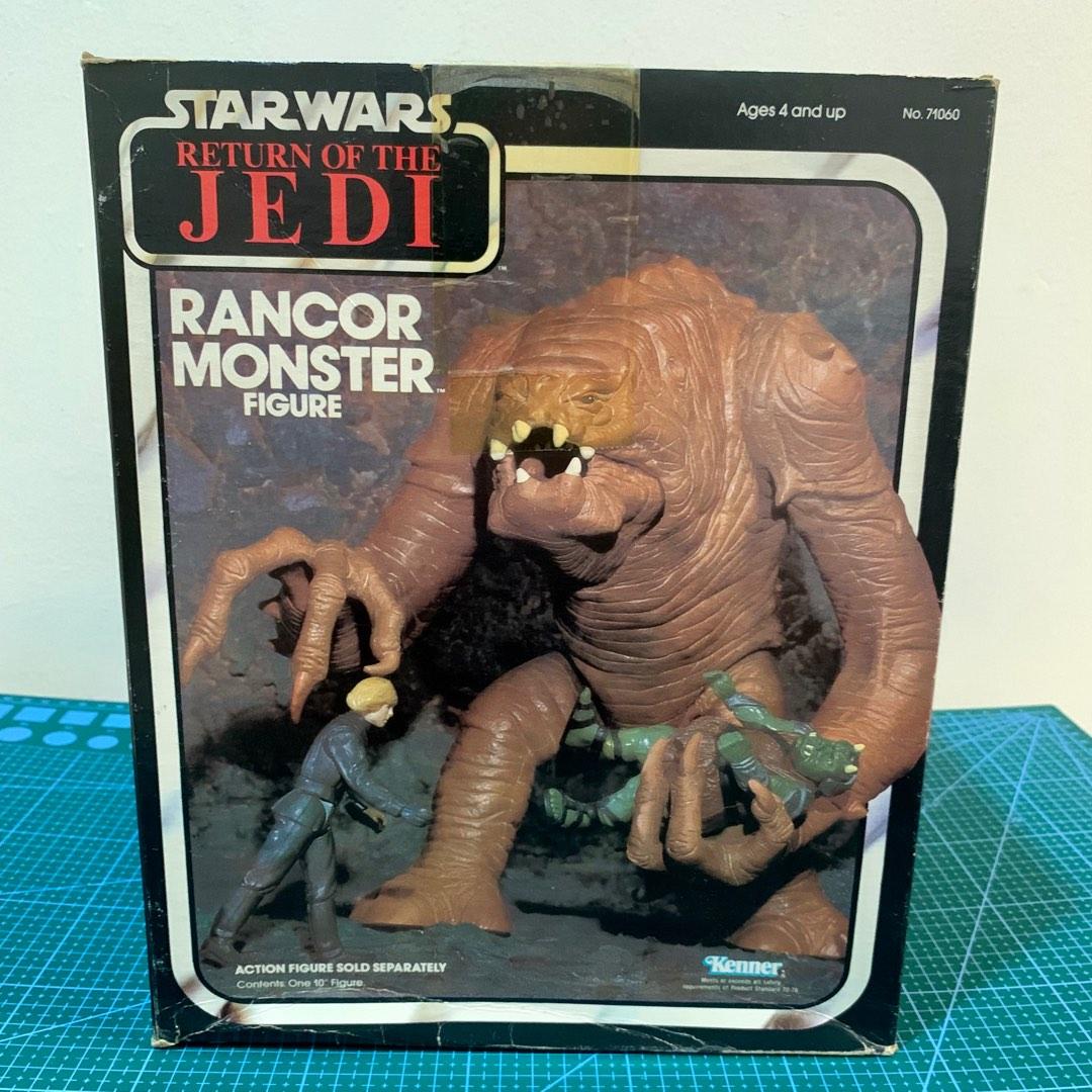 Vintage Star Wars ROTJ Rancor with Gamorrean Guard and Luke Jedi ...