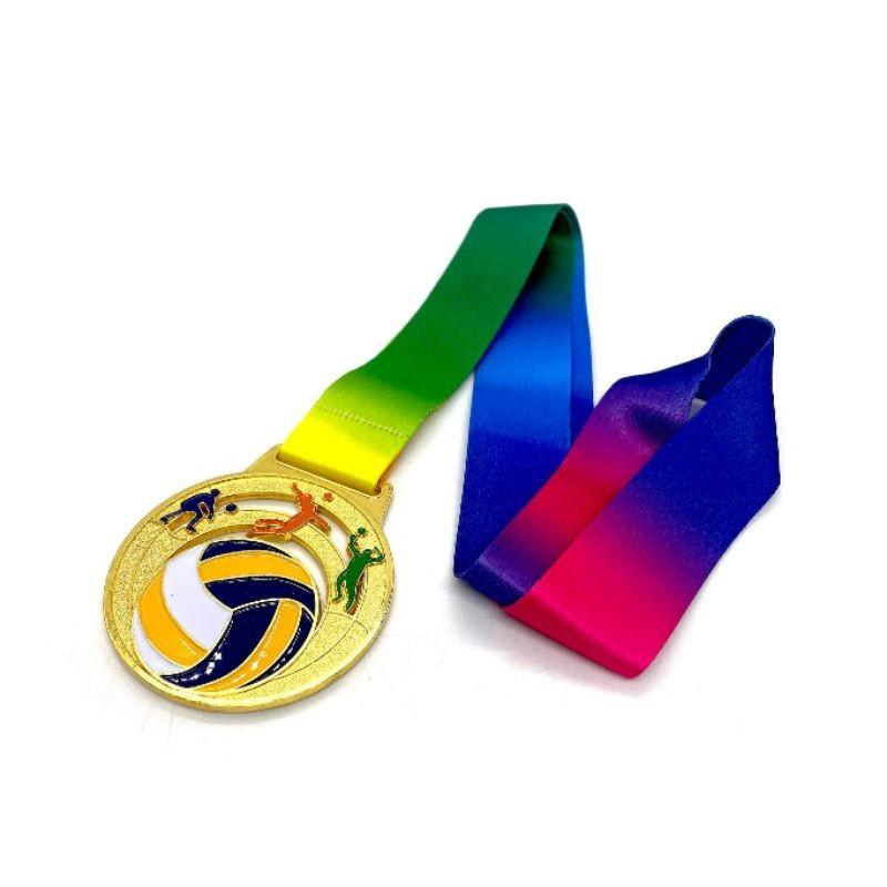 Volleyball Medal 6.5cm With Lace, Sports Equipment, Sports & Games ...