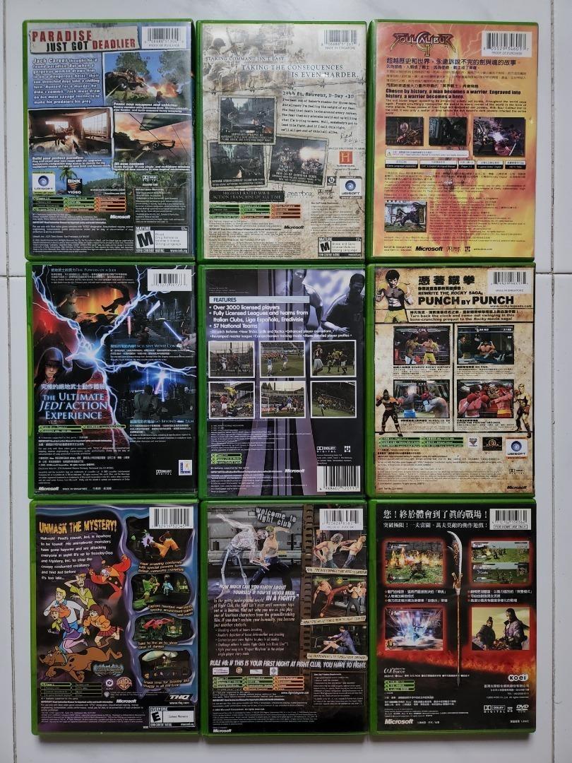 Wii Mario Kart with Wheel , Wii Play , XBOX Gen 1 Games, Star Wars ...