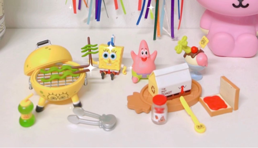 [WTS] POPMART SPONGEBOB PINIC PARTY BARBECUE TOAST, Hobbies & Toys ...