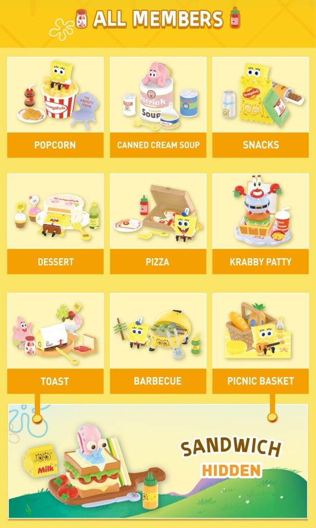 [WTS] POPMART SPONGEBOB PINIC PARTY BARBECUE TOAST, Hobbies & Toys ...