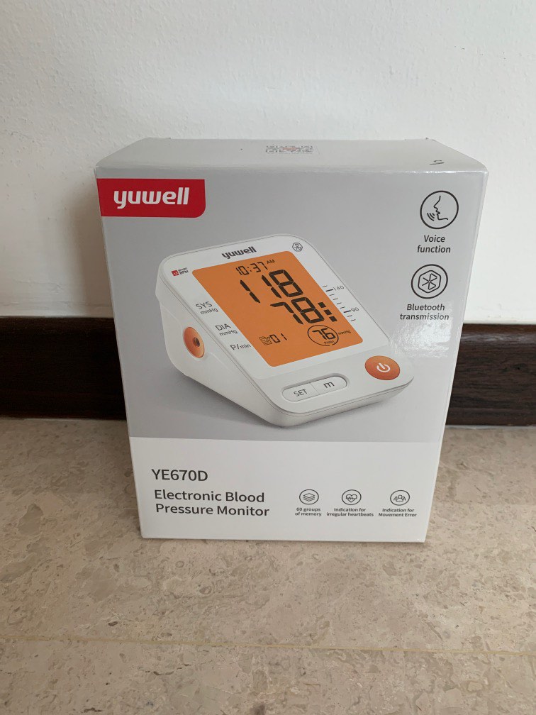 Yuwell Blood Pressure Monitor, Health & Nutrition, Health Monitors ...