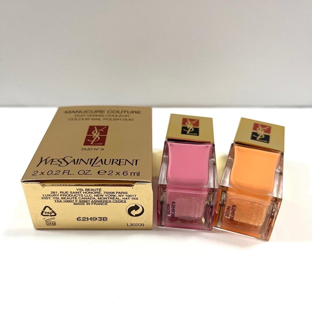 Yves Saint Laurent YSL Nail Polish Duo Set, Beauty & Personal Care ...