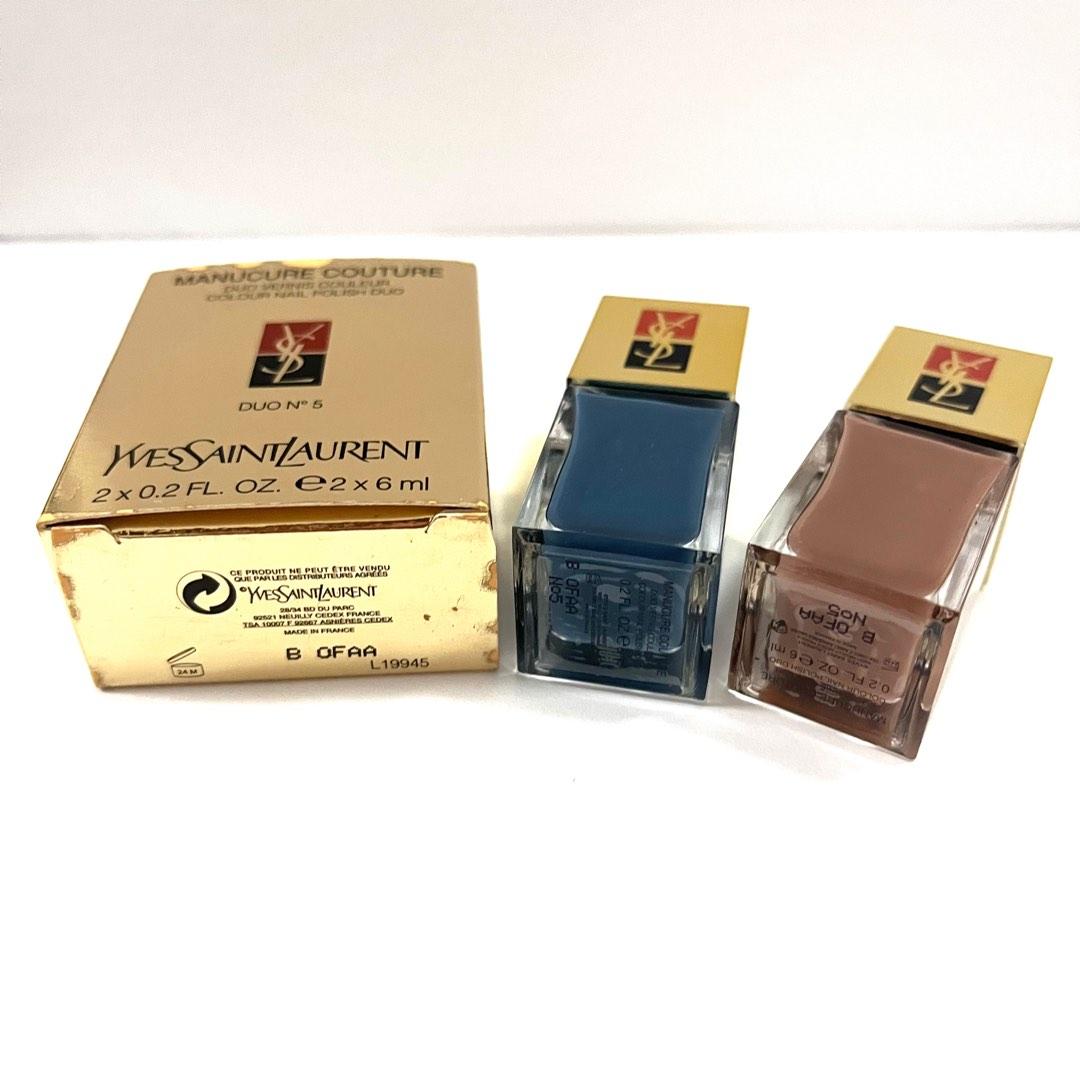 Yves Saint Laurent YSL Nail Polish Duo Set, Beauty & Personal Care ...