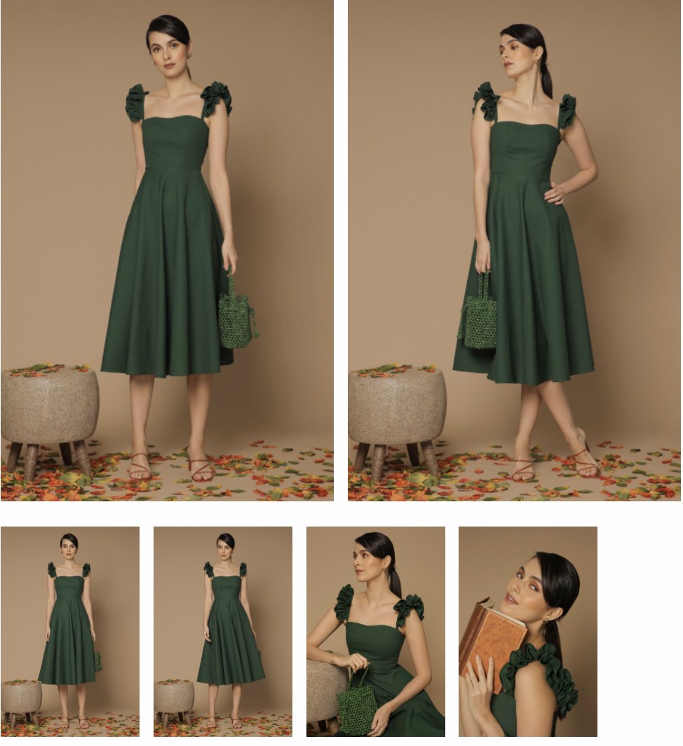 Zoo Label Green dress, Women's Fashion, Dresses & Sets, Dresses on ...