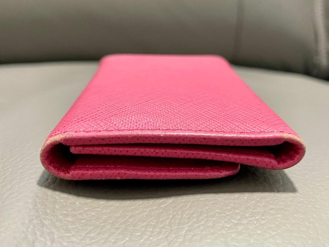 100% Authentic Prada Saffiano Leather Keychain, Women's Fashion, Bags & Wallets, Wallets & Card ...