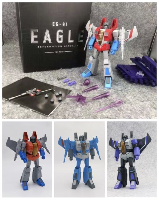 [Last Set of 3] Transformers Eagle EG-01 EG01 Starscream , EG-01B EG01B ...