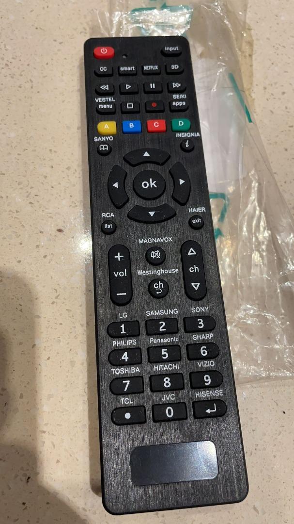 2617) Universal Remote Control for Samsung Sanyo LG Sony Philips ...