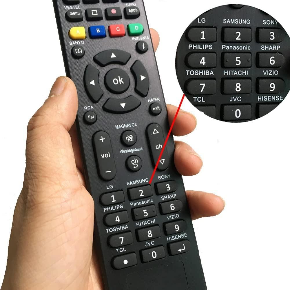 2617) Universal Remote Control for Samsung Sanyo LG Sony Philips ...