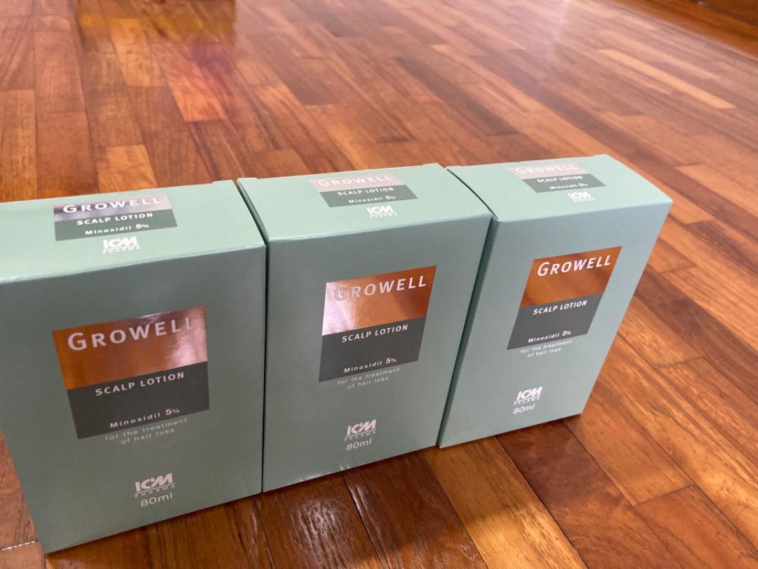 5% Growell Minoxidil 80ml, Beauty & Personal Care, Hair on Carousell