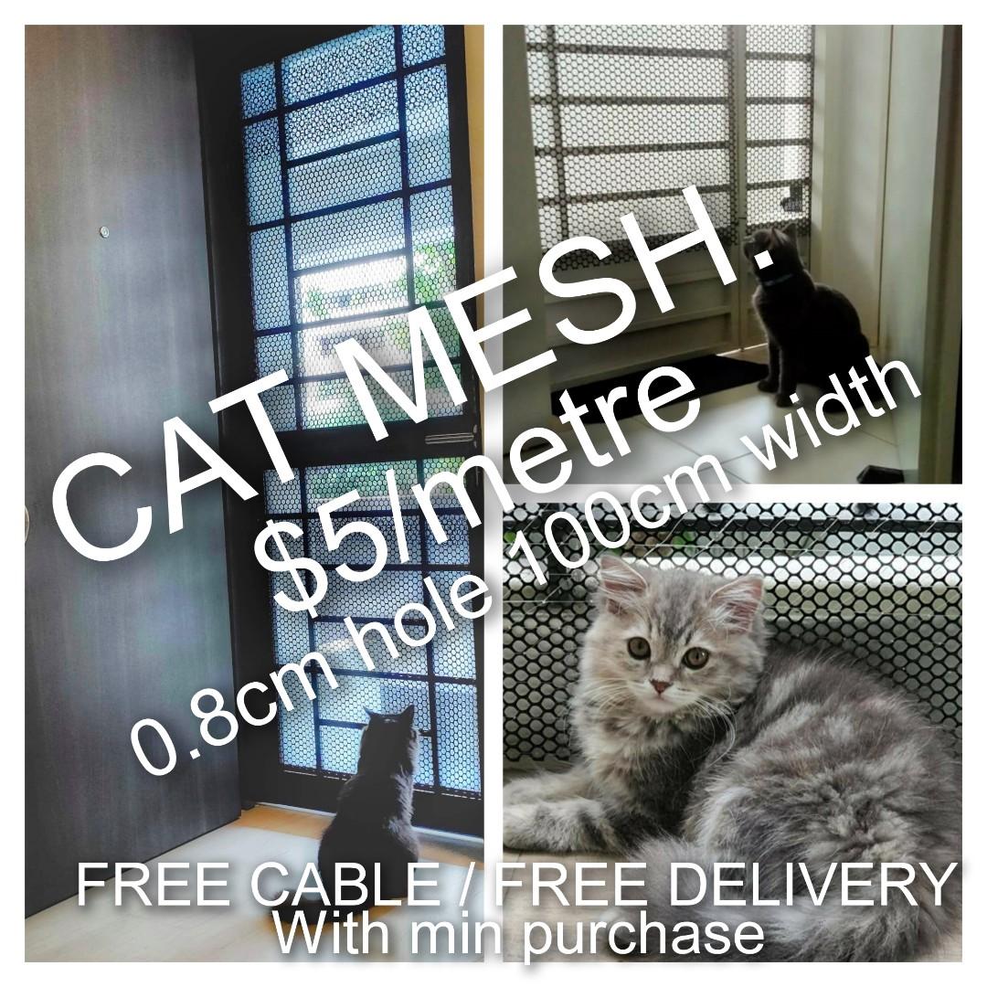 $5/metre OFFER cat mesh Window Gate BALCONY Cat cage Birdcage PVC wire ...