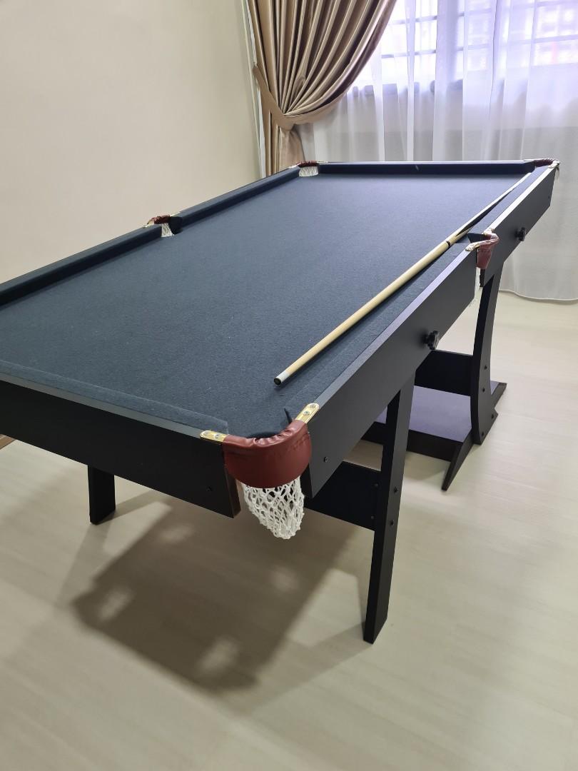 6ft Foldable Billiards Pool Table for Home & Office, Sports Equipment ...