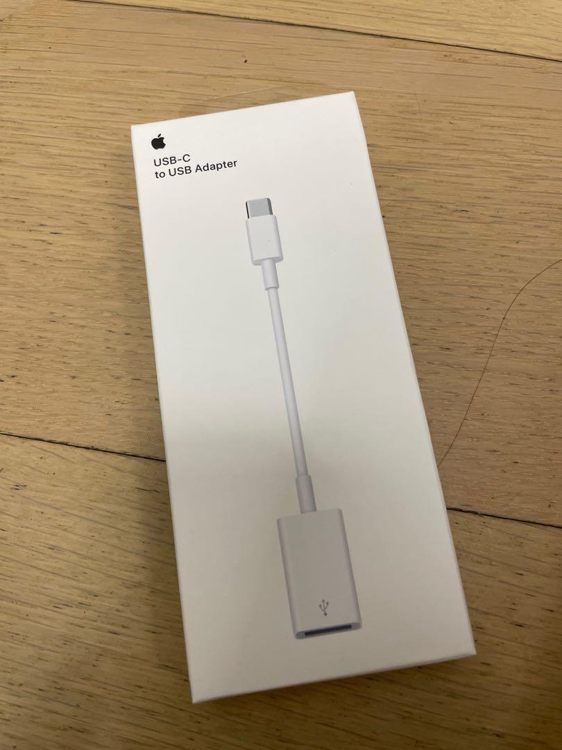 全新 Apple USB-C to USB adapter, 電腦＆科技, 電腦周邊及配件, 電腦線、轉接線及轉換器 - Carousell