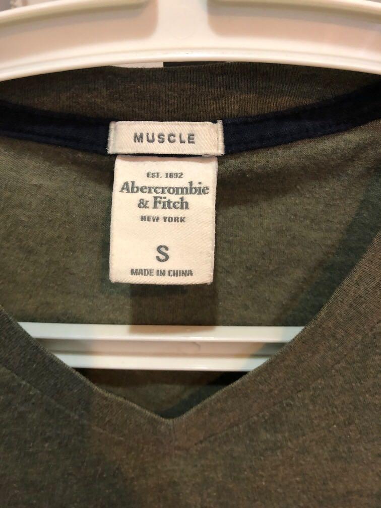 Abercrombie & Fitch Muscle Tshirt, Men's Fashion, Tops & Sets, Tshirts & Polo Shirts on Carousell