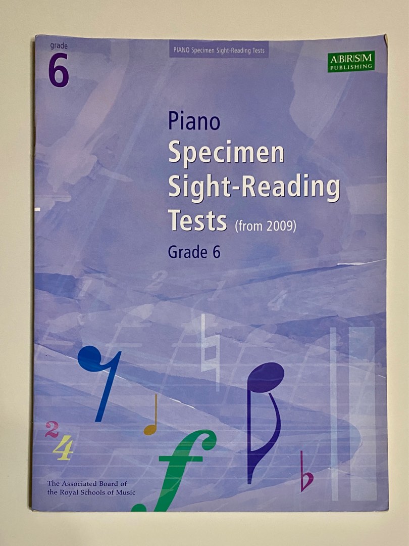 ABRSM Grade 6 Specimen Sight-Reading Tests, 興趣及遊戲, 音樂、樂器 & 配件, 音樂與媒體 ...