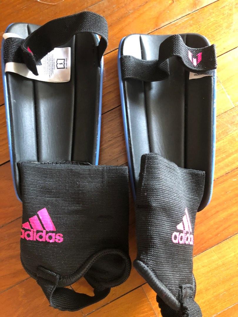 Adidas Messi Shin pads, Sports Equipment, Sports & Games, Racket & Ball ...
