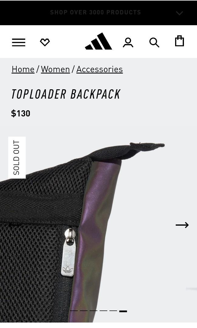 Adidas Toploader Backpack, Women's Fashion, Bags & Wallets, Backpacks ...