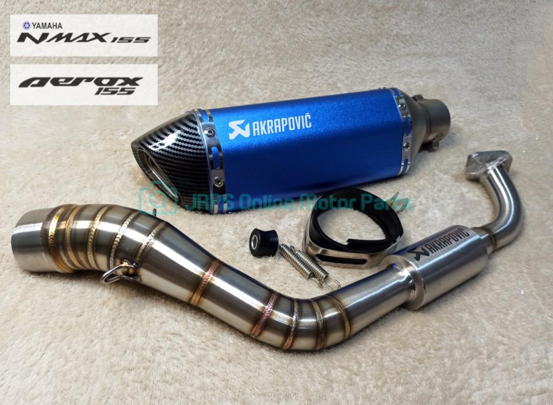 Akrapovic SC Project Full System Exhaust Pipes for NMAX V2 V2.1 2020 ...
