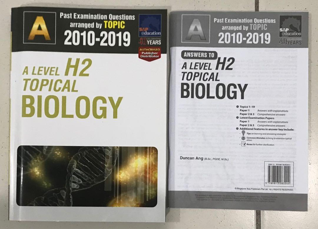 alevel h2 biology topical tys, Hobbies & Toys, Books & Magazines ...