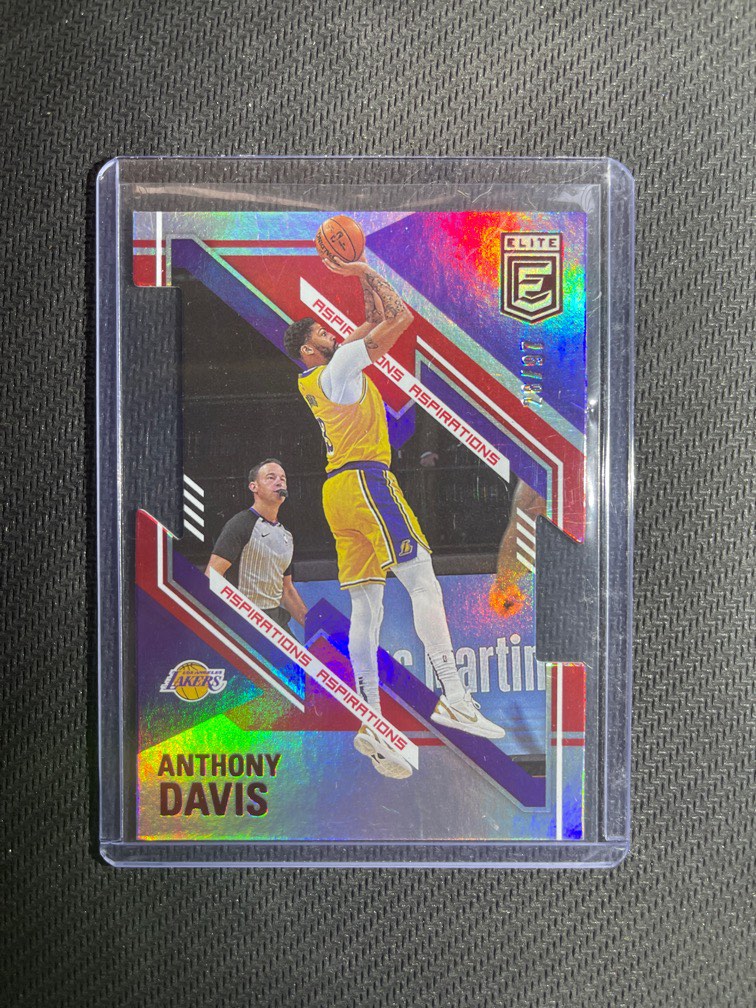Anthony Davis 2020-2021 Elite Aspirations Die Cut | Numbered 28/97 ...