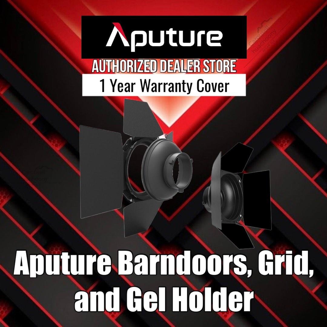 APUTURE Barndoors, Grid, and Gel Holder for LS 120d/II and LS 300d/II ...