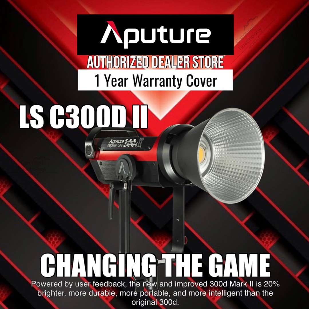 APUTURE Light Storm C300d Mark II LED Light Kit, Photography ...